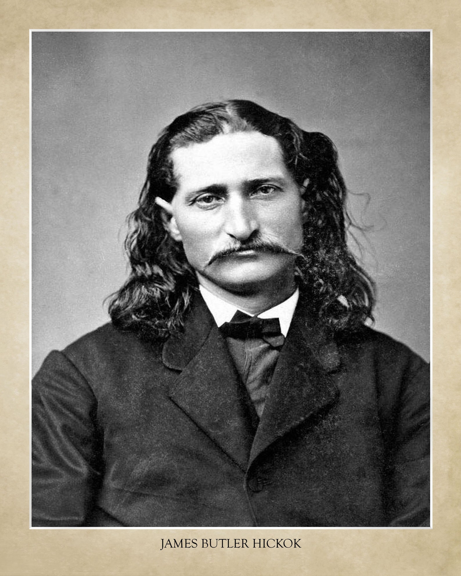 James Butler wild Bill Hickok Portrait 18x24 Print - Etsy