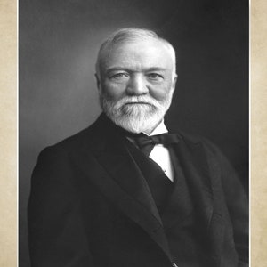 Andrew Carnegie Portrait; 18x24" Print (does Not Include Frame) - Etsy