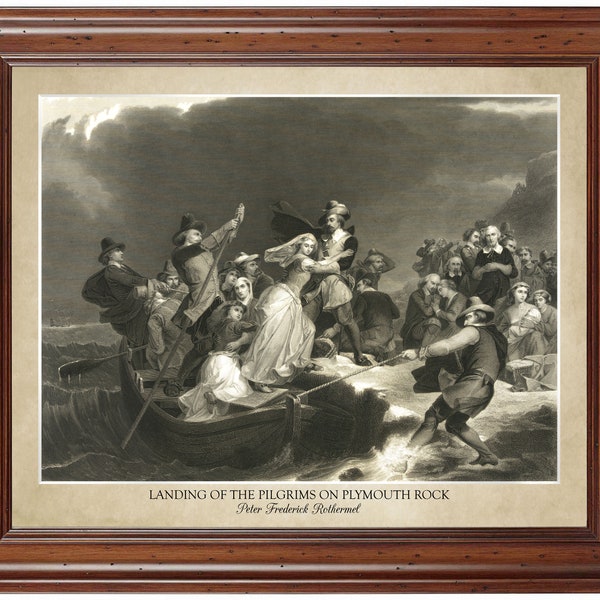 Pilgrims Landing - Etsy