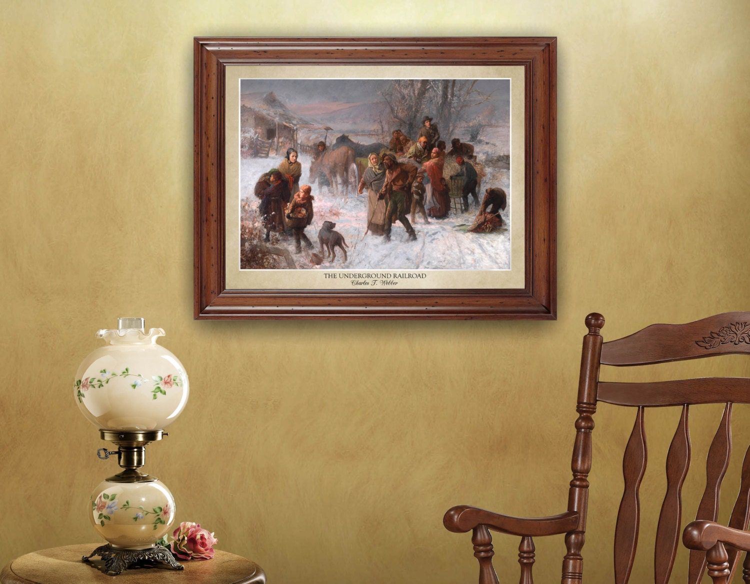 The Underground Railroad by Charles T. Webber (1891); 18x24" Print ...