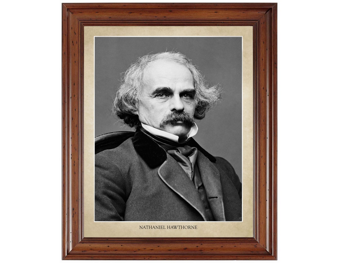 Nathaniel Hawthorne Portrait; 18x24" Print on Premium Photo Paper (does ...