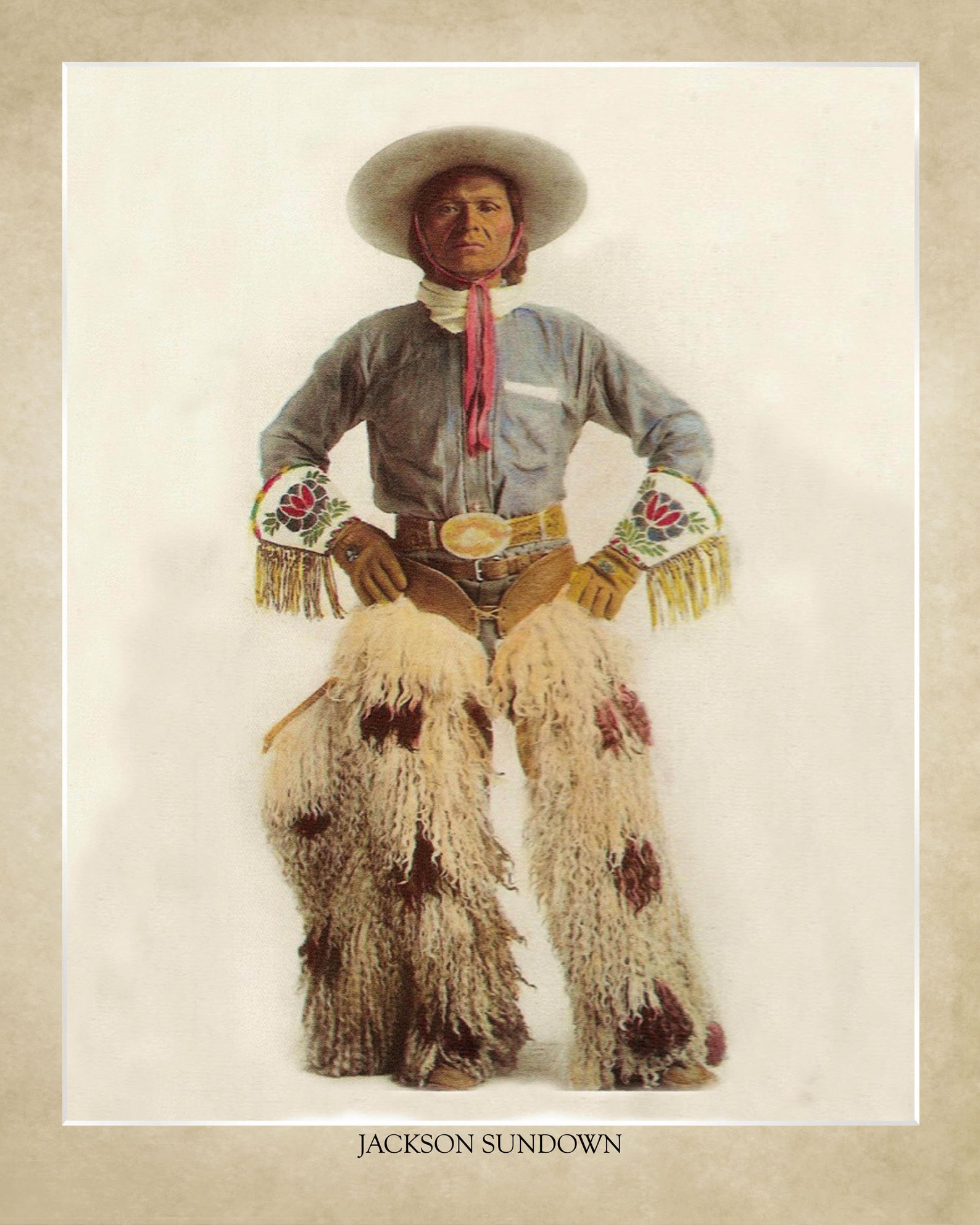 Portrait of Jackson Sundown 18x24 Print on Premium - Etsy