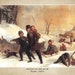 Playing in the Snow by Tompkins Matteson (1856); 18x24" Print ...
