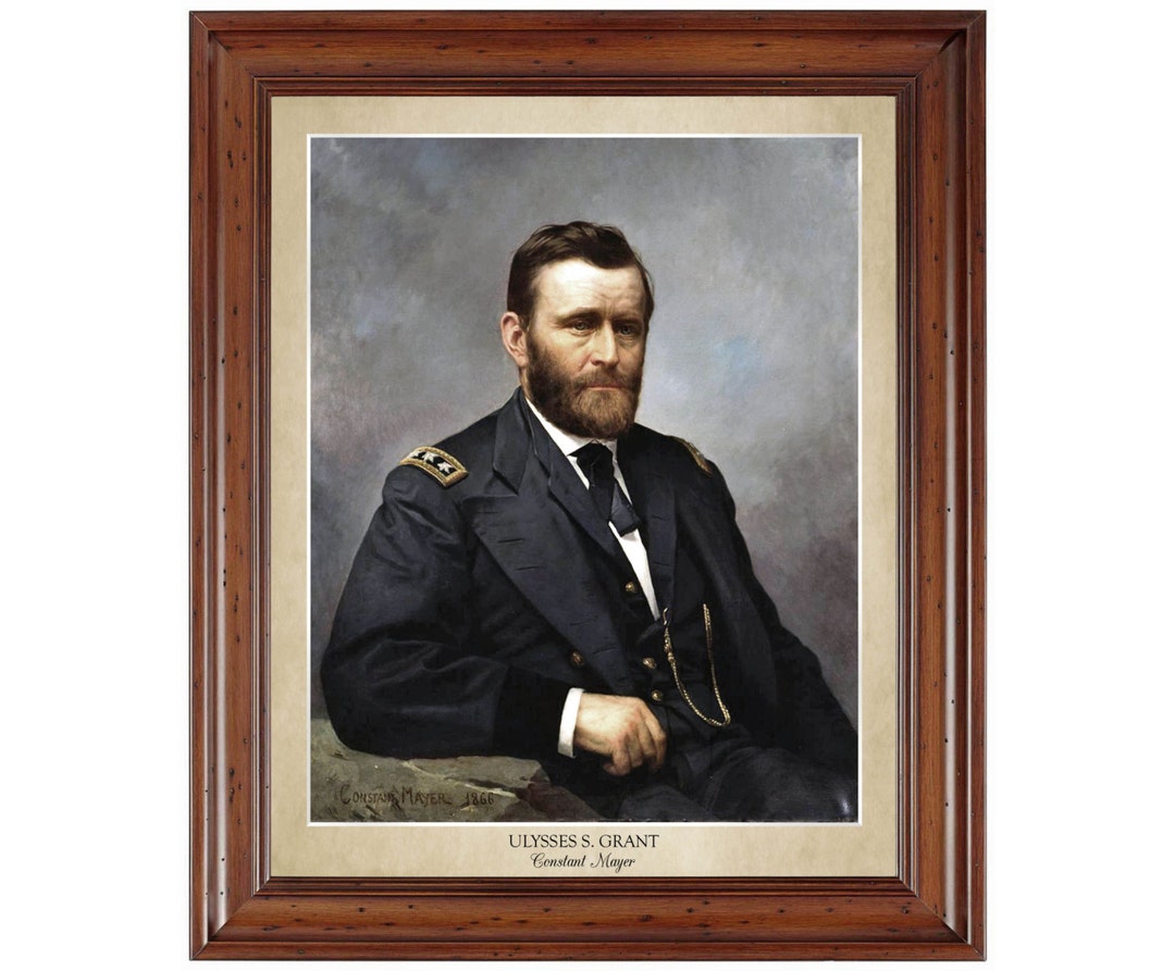 Ulysses S. Grant Portrait by Constant Mayer; 18x24" Print on Premium ...