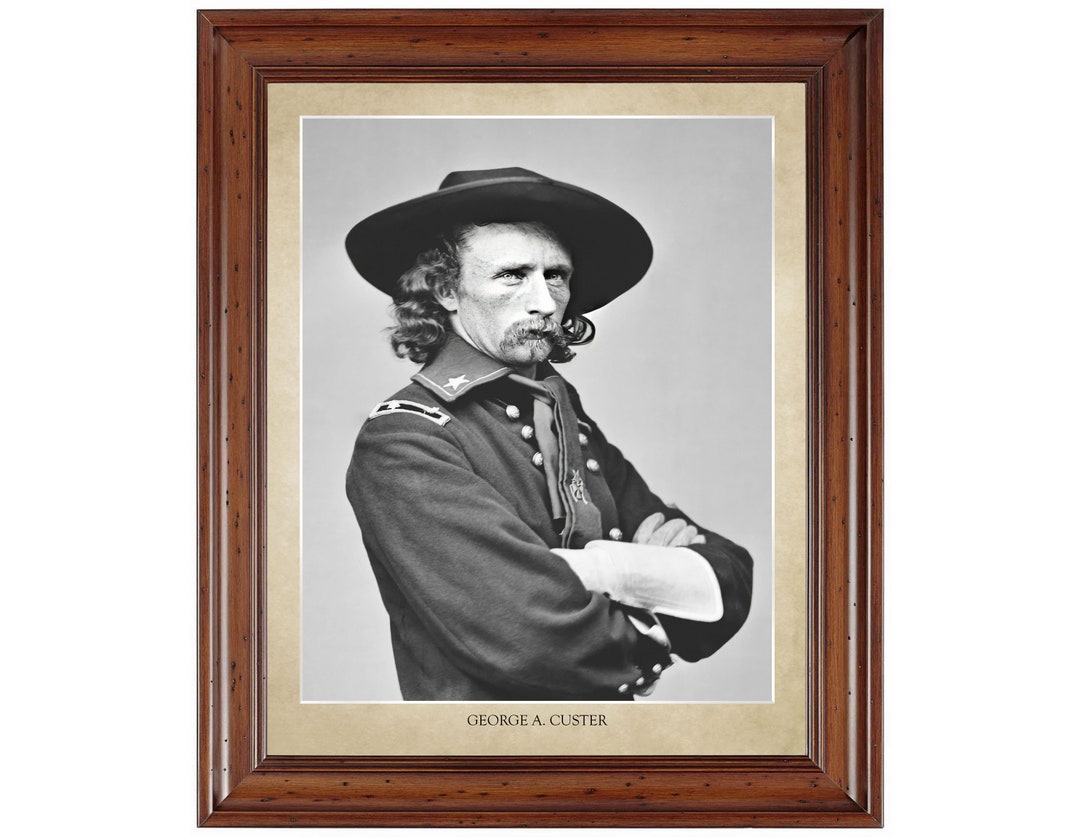 George A. Custer Portrait; 18x24" Print on Premium Photo Paper (does ...
