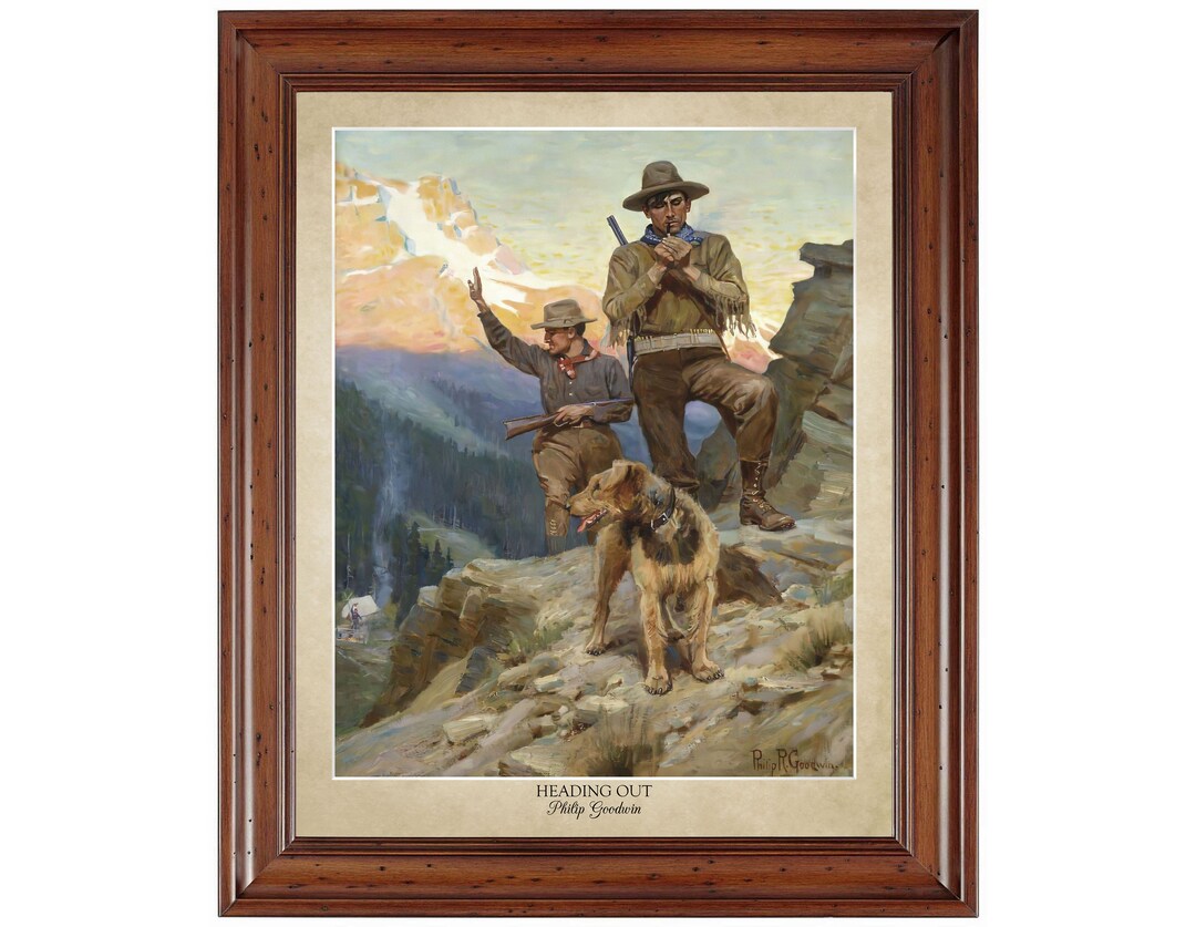 Heading Out by Philip Goodwin; 18x24" Print Displaying the Artist's ...