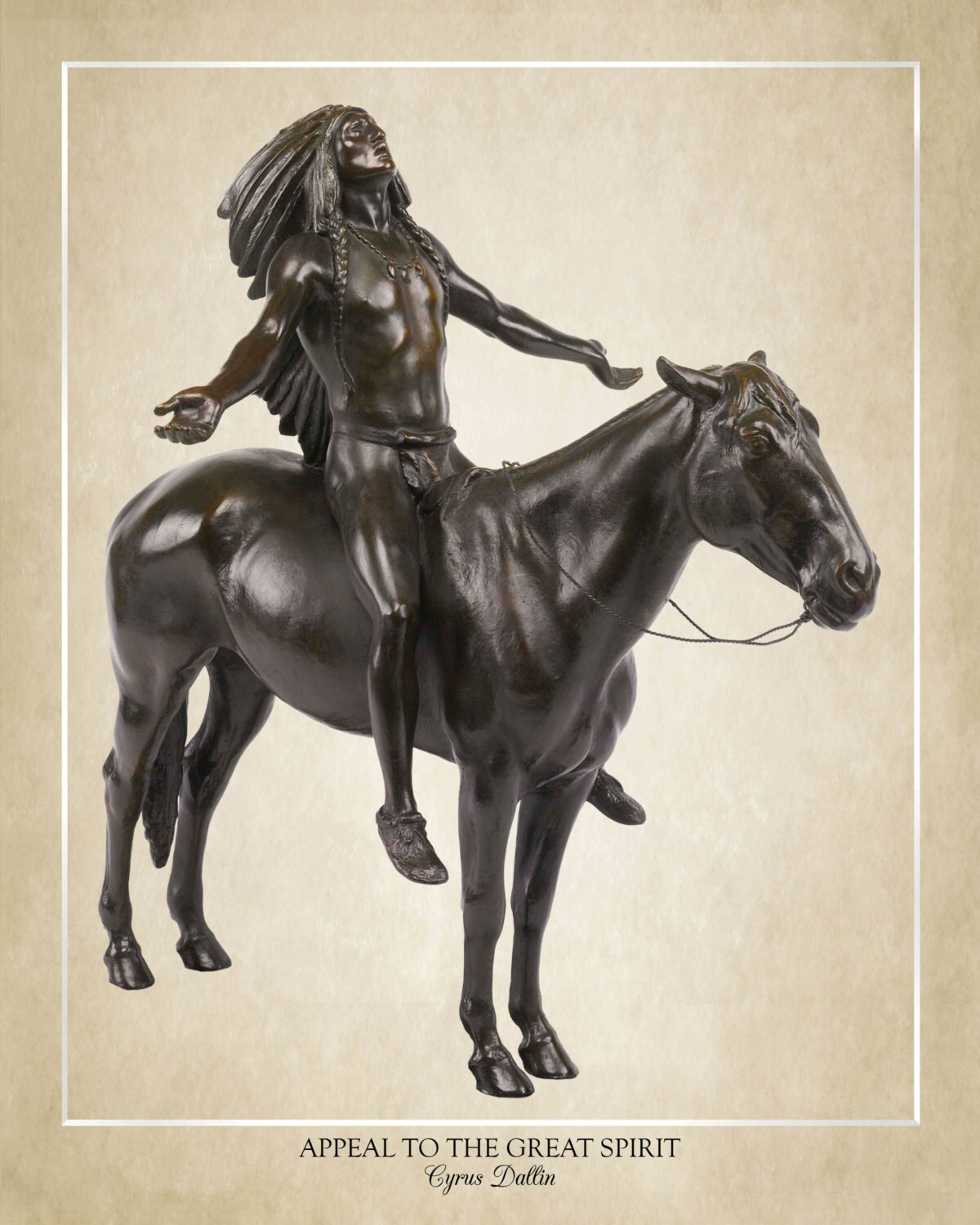 Appeal to the Great Spirit 18x24 Print Depicting a - Etsy