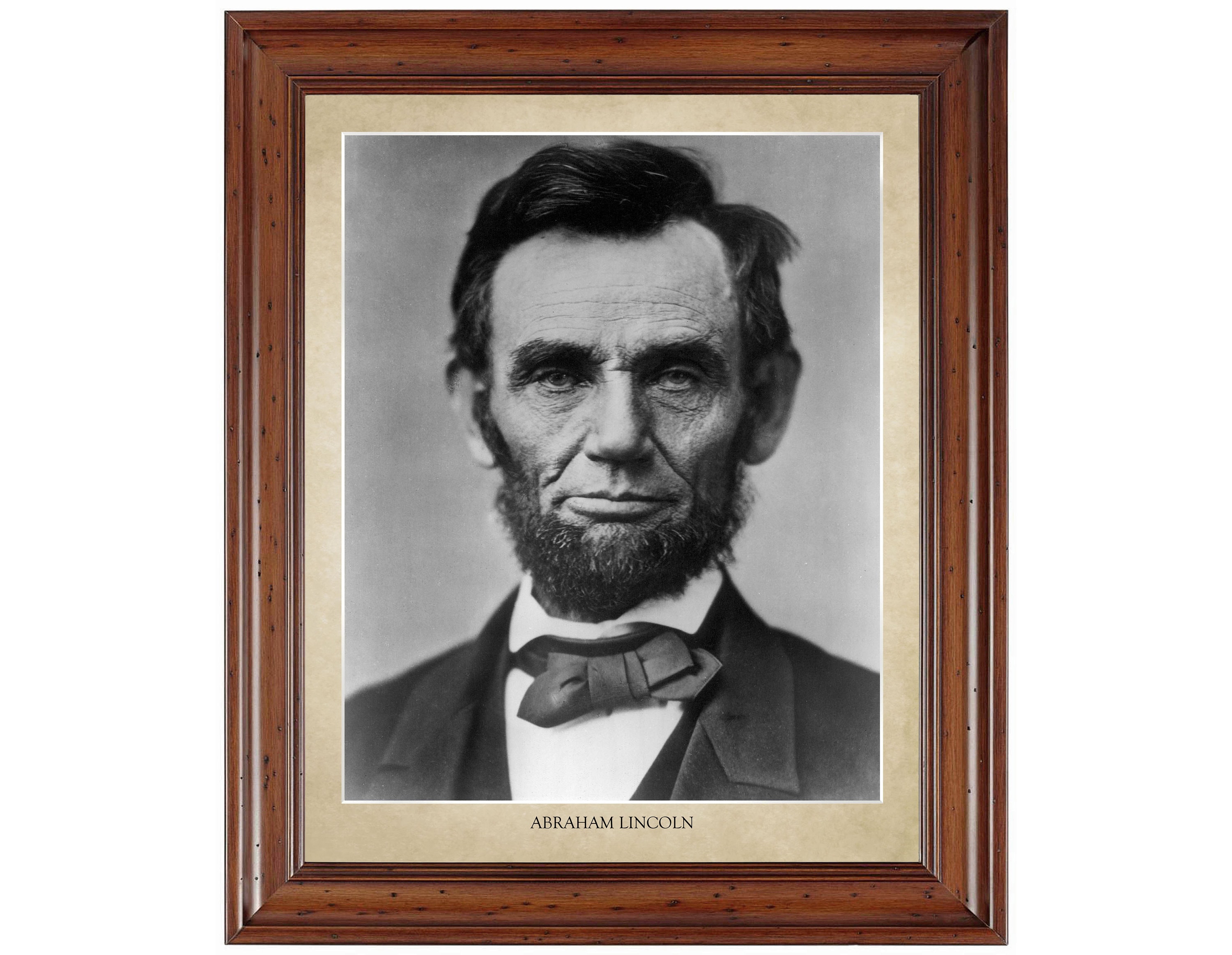 Abraham Lincoln Portrait (1863); 18x24" Print on Premium Photo Paper ...