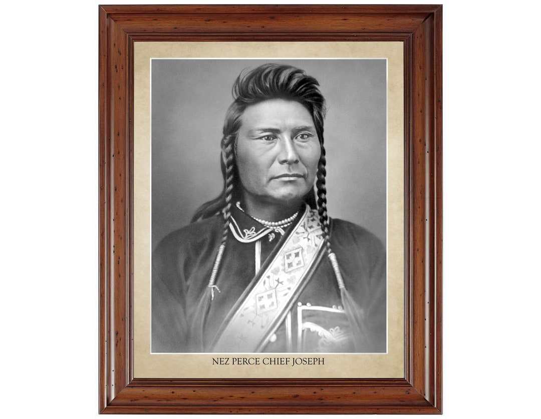 Nez Perce Chief Joseph Portrait; 18x24" Print on Premium Photo Paper ...