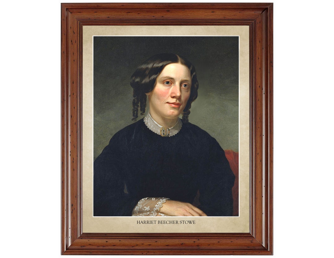 Harriet Beecher Stowe Portrait; 18x24" Print (does Not Include Frame) - Etsy