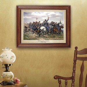 The Pell Mell Charge by William Trego (1887); 18x24" Print Showing the ...