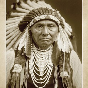 Nez Perce Chief Joseph Portrait; 18x24" Print on Premium Photo Paper ...
