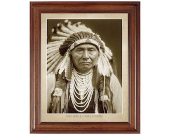 Chief Joseph Print | Etsy