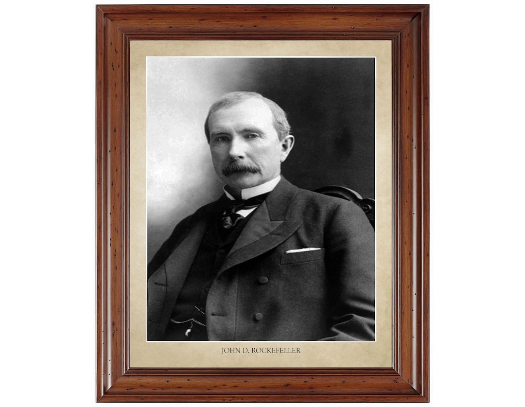 John D. Rockefeller Portrait; 18x24" Print (does Not Include Frame) - Etsy