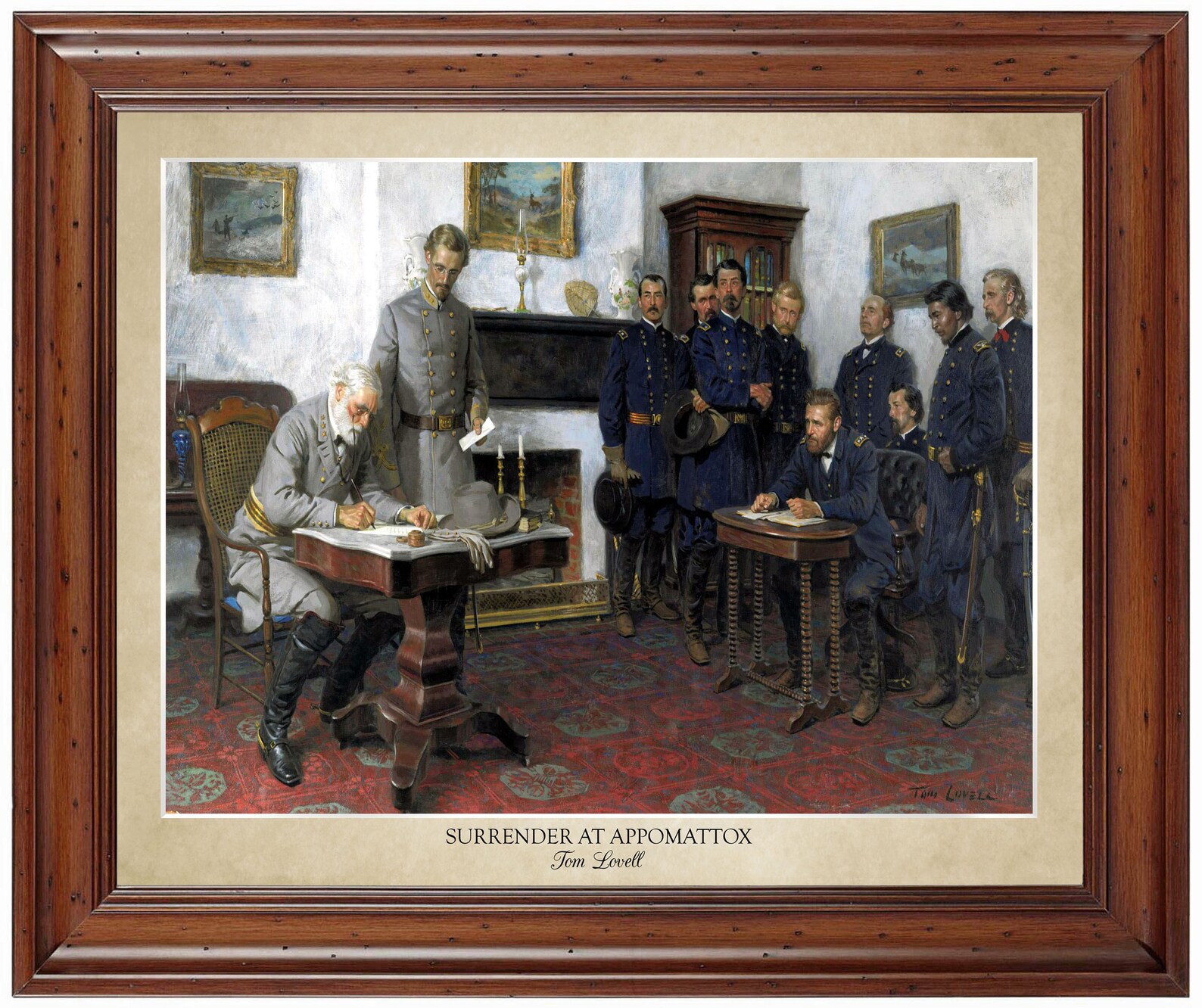 Surrender at Appomattox 18x24 Print Displaying the - Etsy