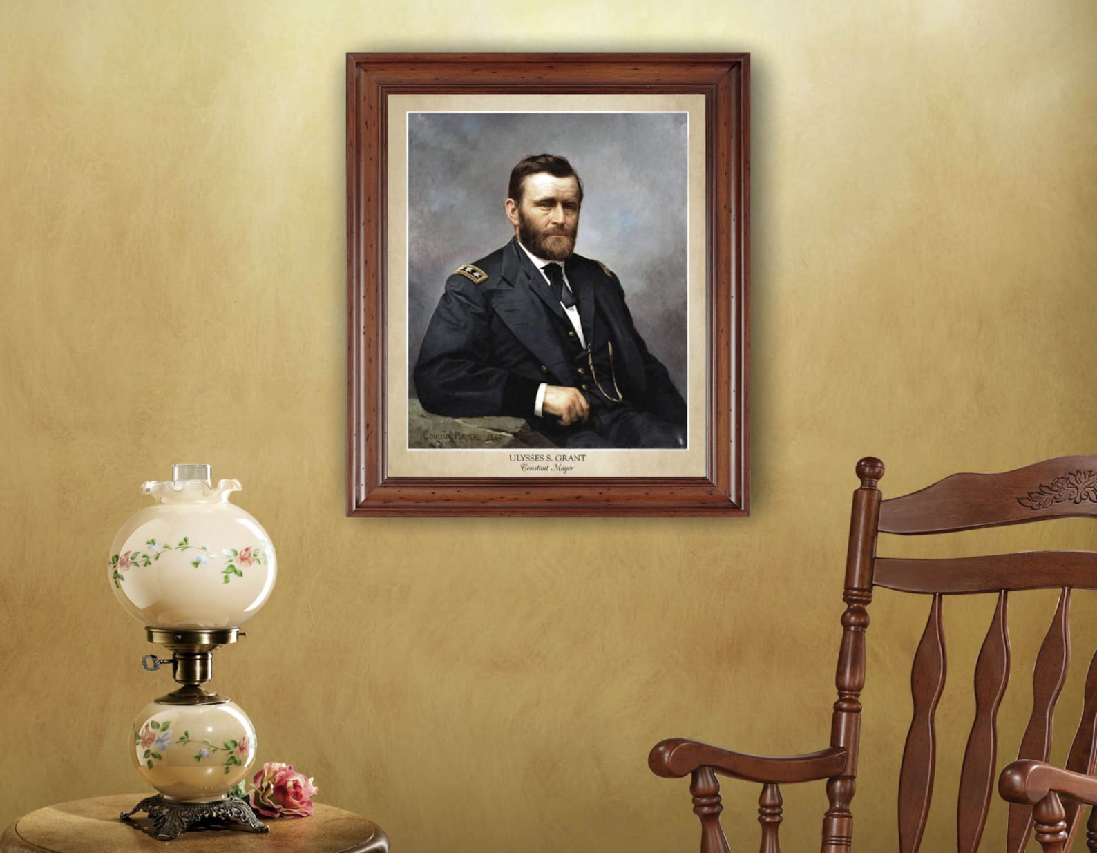 Ulysses S. Grant Portrait by Constant Mayer; 18x24" Print on Premium ...