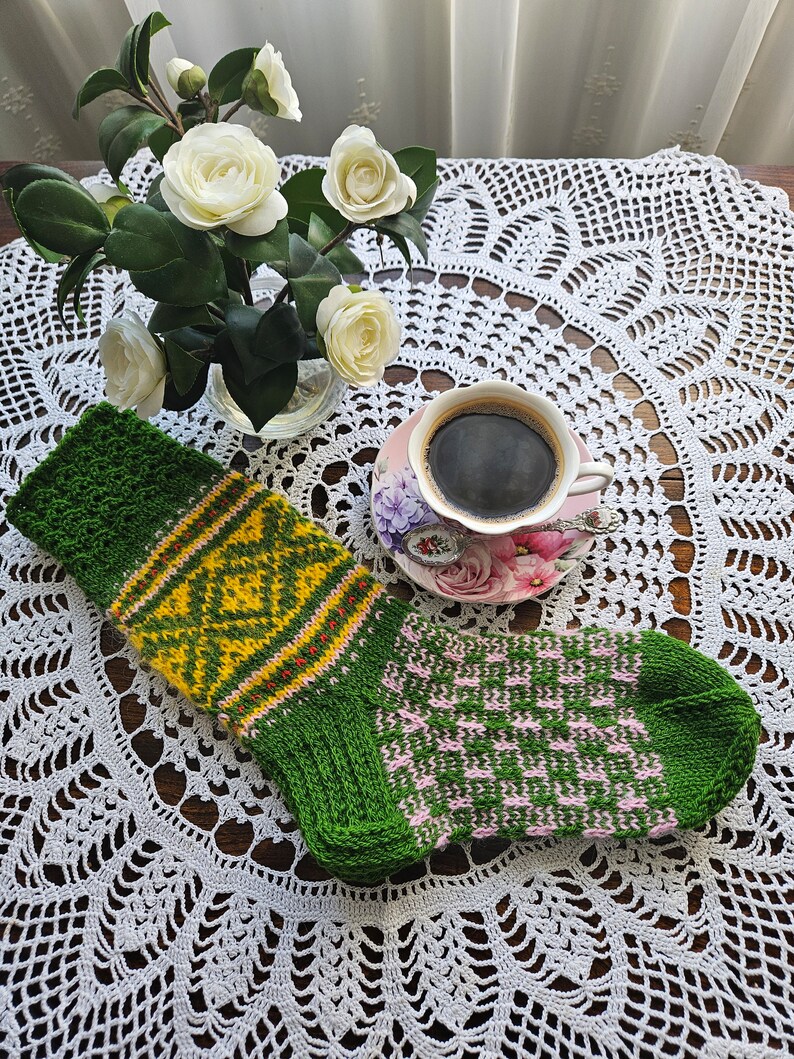 Hand Knitted Wool Socks UK Adult Size 6.0-6.5 - Etsy