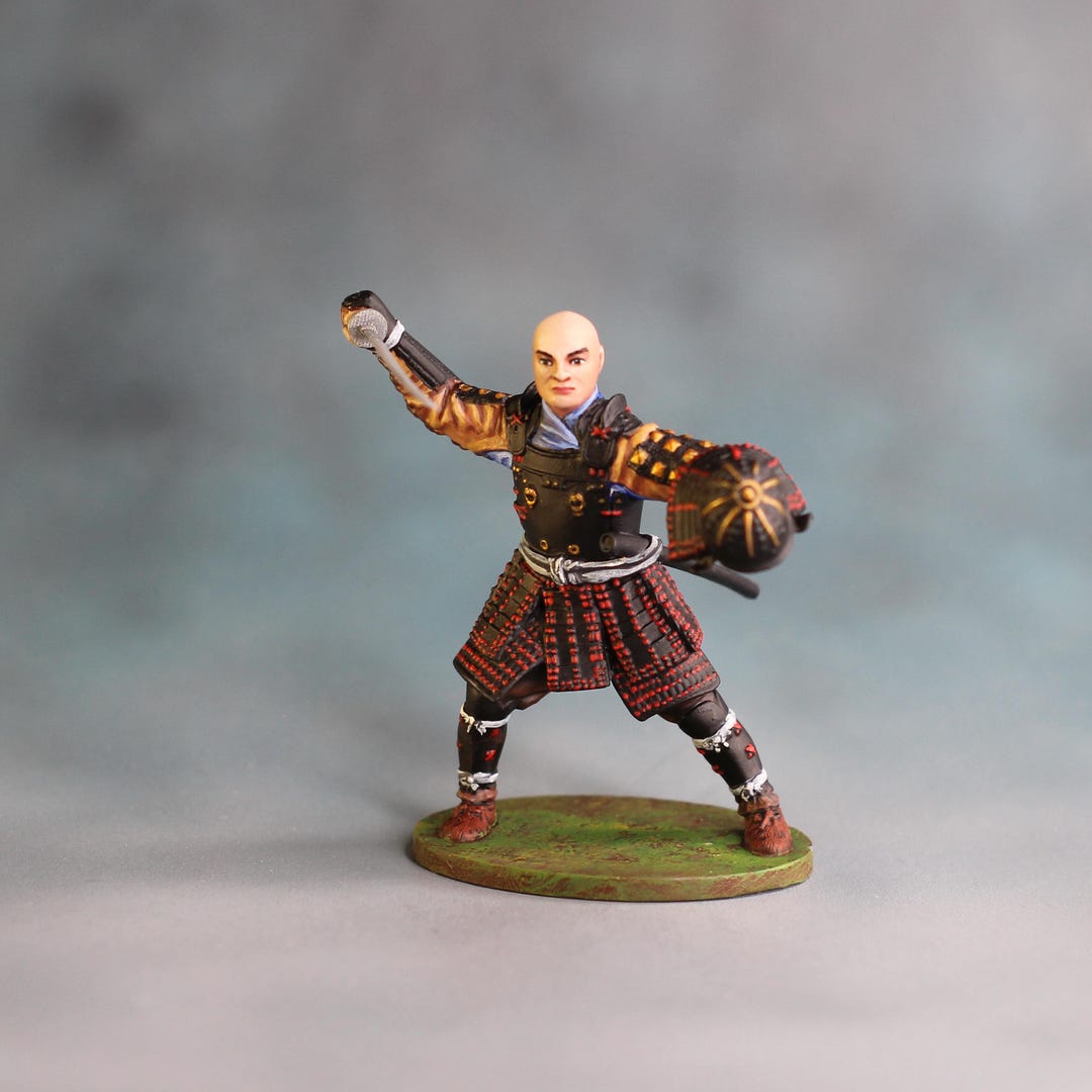 Fighter Samurai With Katana, Resin Model, Samurai Ninja Japanese ...