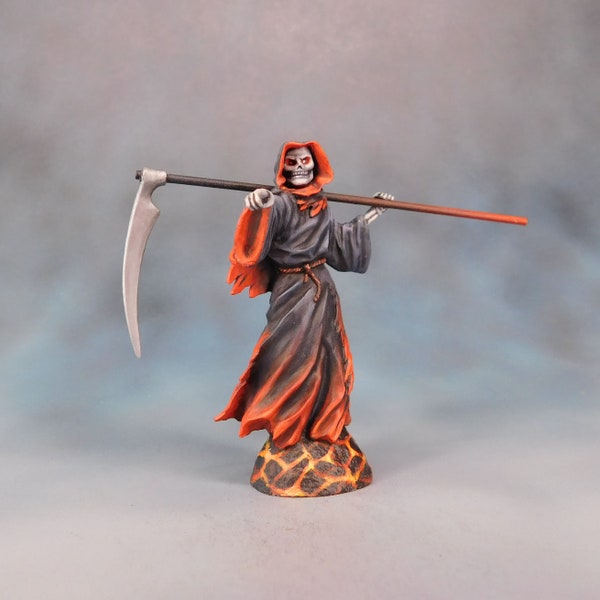Skeleton With Scythe Miniature - Etsy