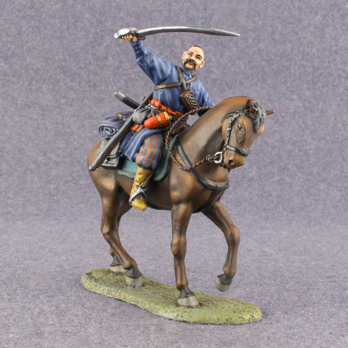 Medieval Knights Cossack Warrior 17th Century Hand Painted | Etsy