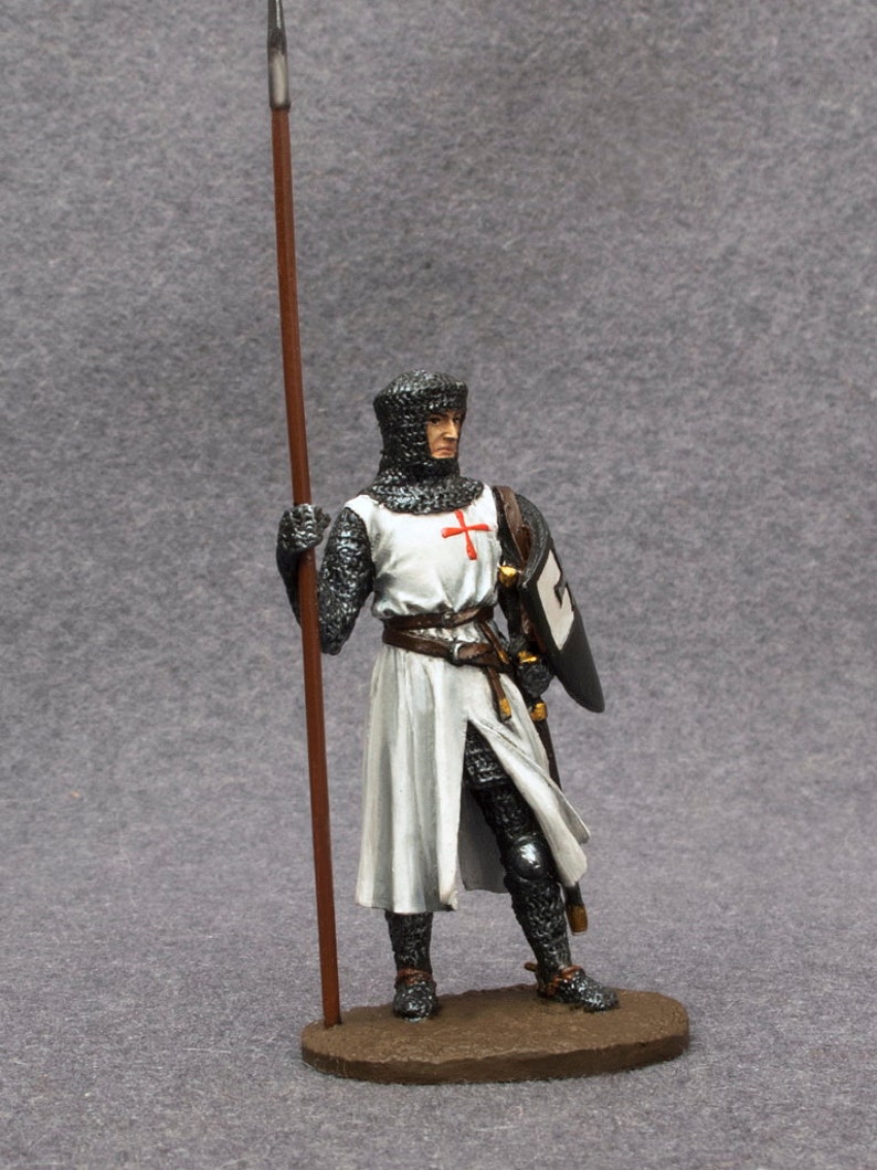 Collection Antique Figurine Knight Templar Middle Ages 1/32 - Etsy