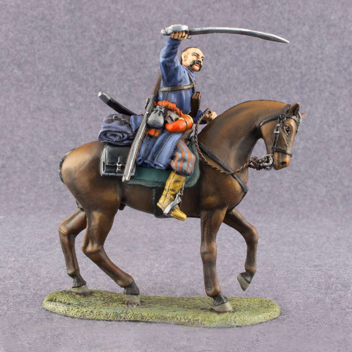 Medieval Knights Cossack Warrior 17th Century Hand Painted | Etsy