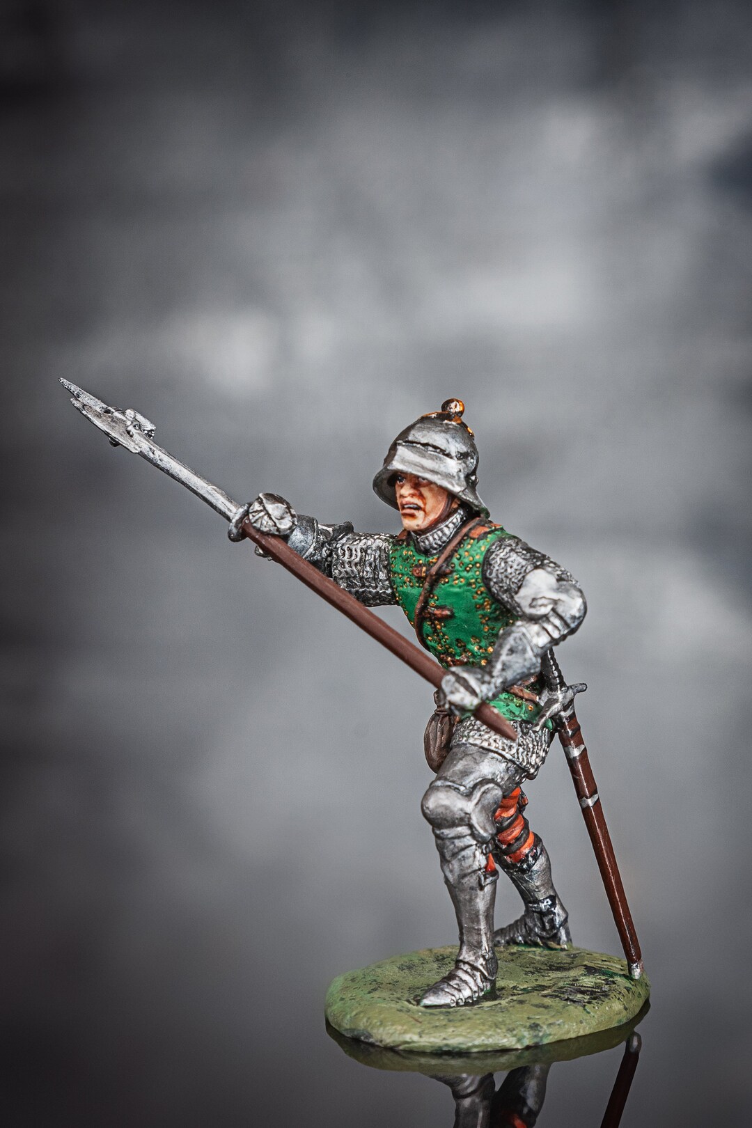 Soldier Silhouette Tin Metal Guarder With Halberd Gift for - Etsy
