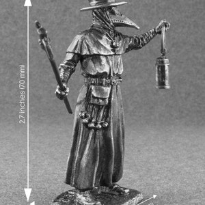 Miniature Figurines Plague Doctor Middle Ages Collection 54mm | Etsy