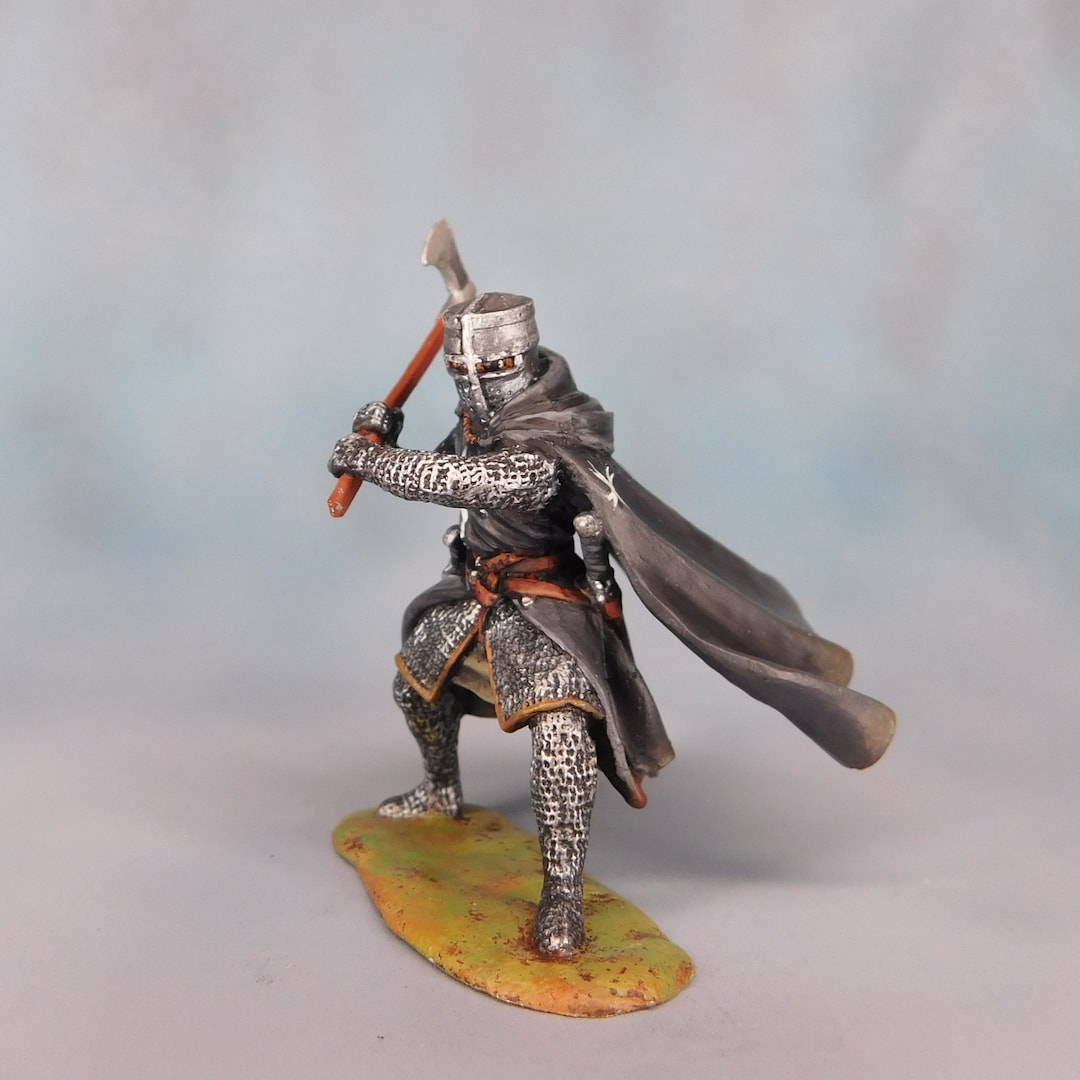 Knight Teutonic Order Hand Painted 54mm Soldier Toy Soldier Teutonic ...