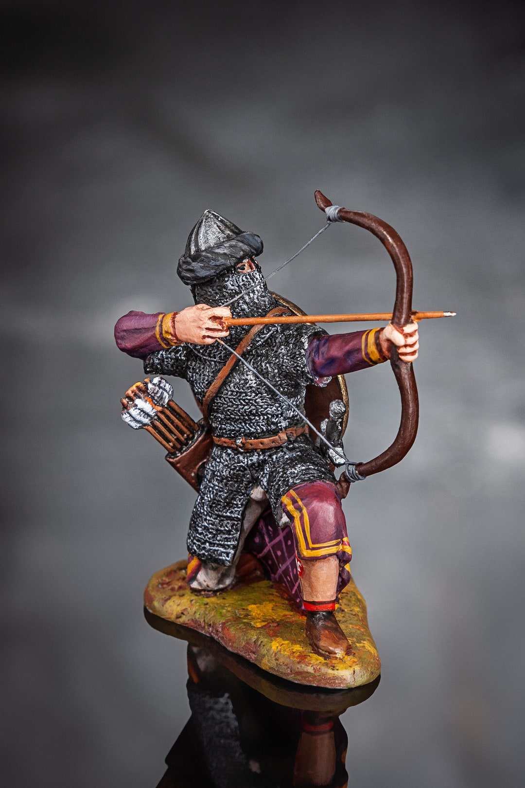 Archer Middle Ages, Toy Soldier, 1/32 Scale Collection, Painted Turkish ...