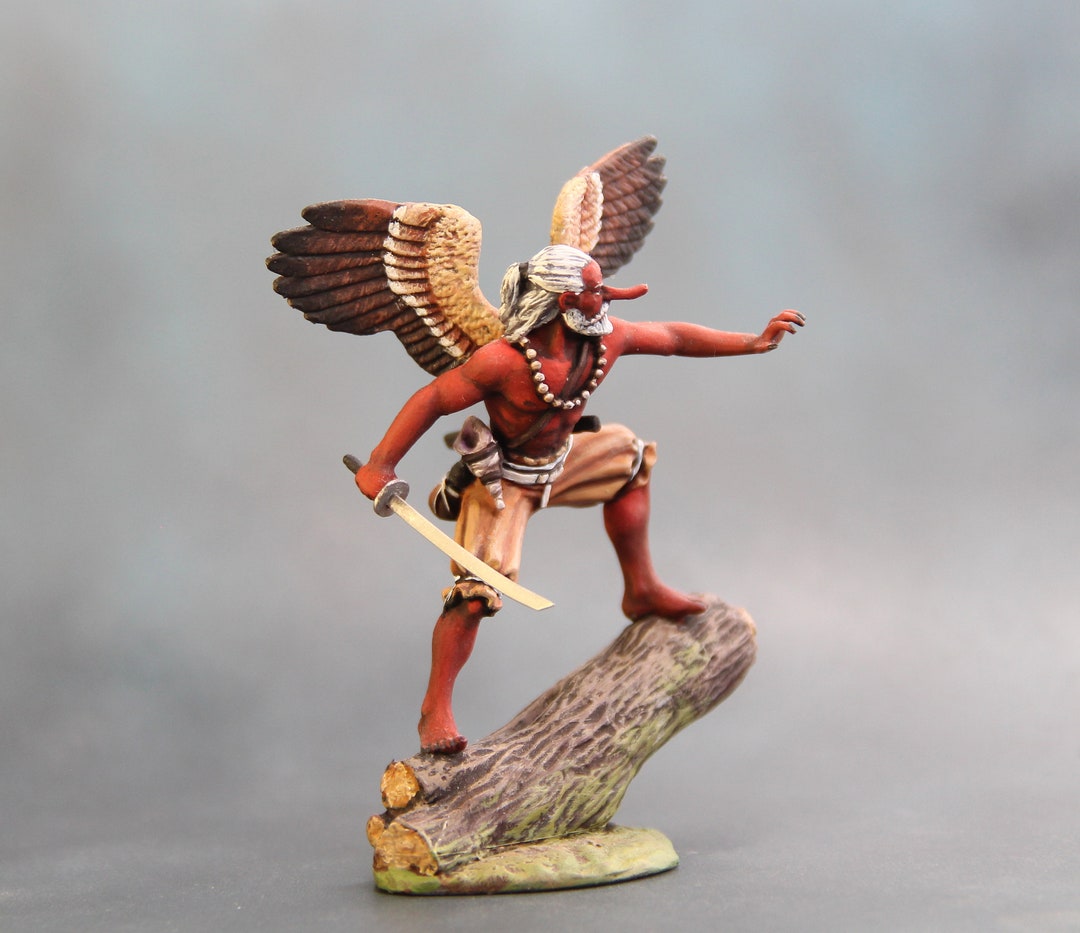 Tengu Miniature, Figurine Medieval Japan Monk Tengu, Legendary Tengu ...