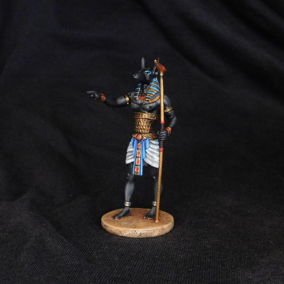 Anubis Miniature Model, Roleplaying 3D Miniature, Anubis Mini Statue ...