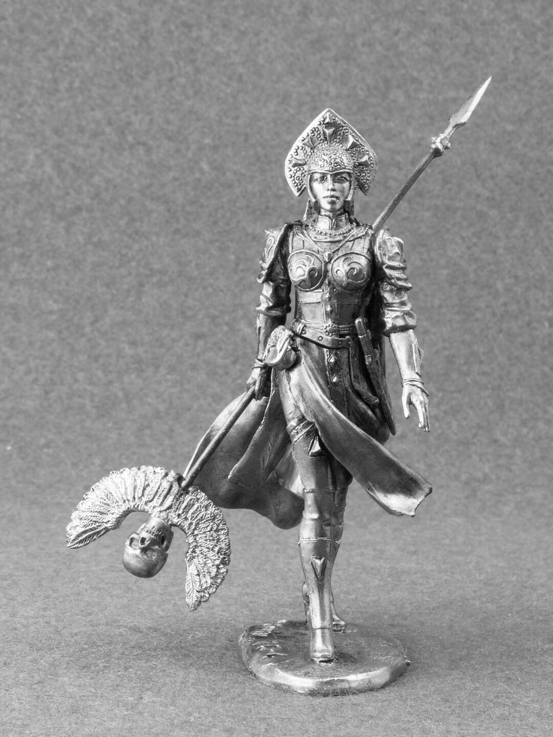 Female Mag 75mm Miniature, Tin High Quality Metal Girl, Wizard Lady ...