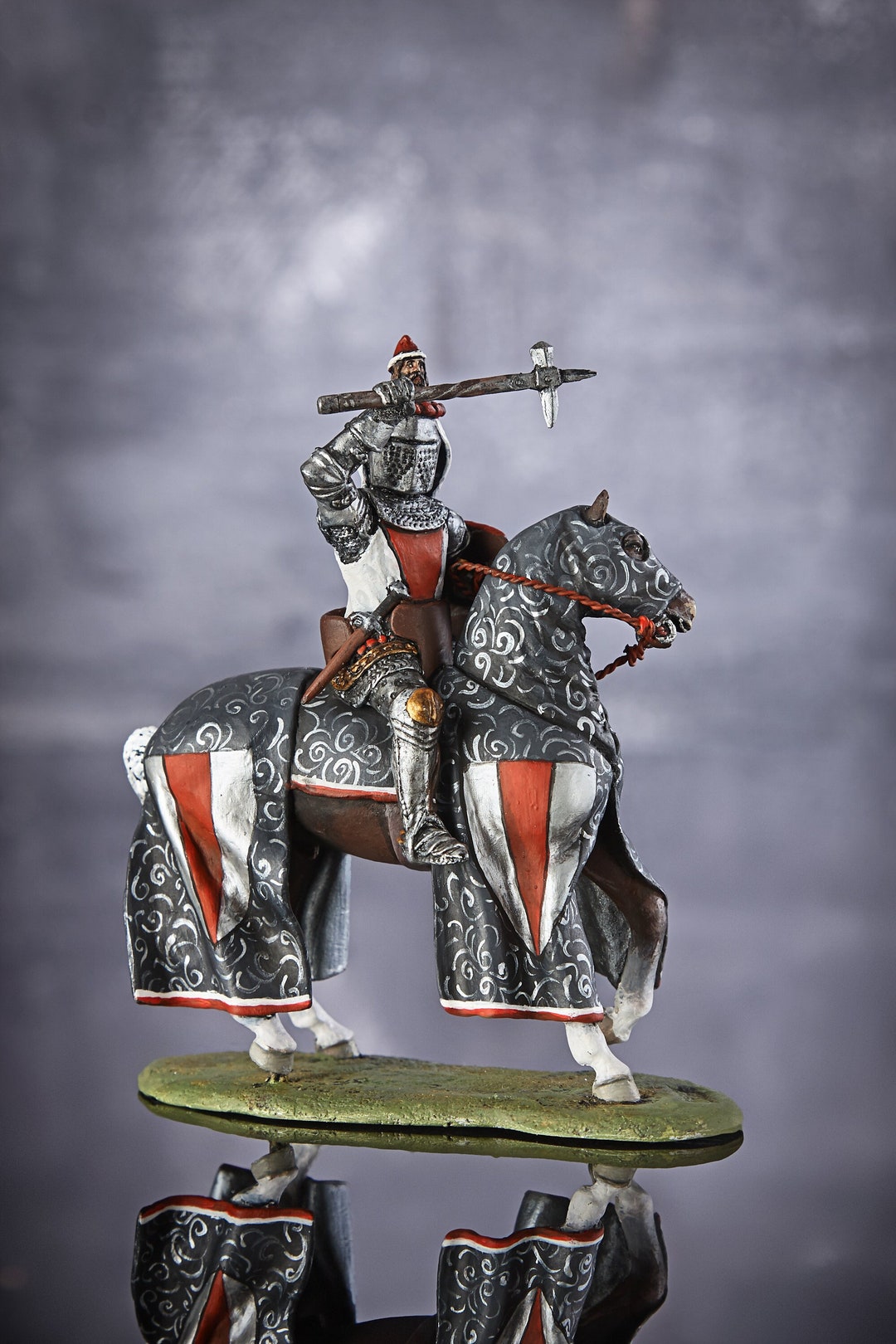 Knight Figure Crusades, Tin Toy 1/32 Scale, Knight Templar, John ...