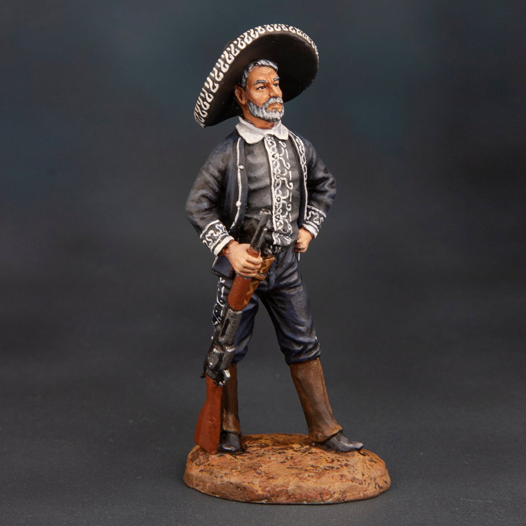 Soldiers Mexican Bandit With Rifle Hunter, Mexican Revolution Figurine ...