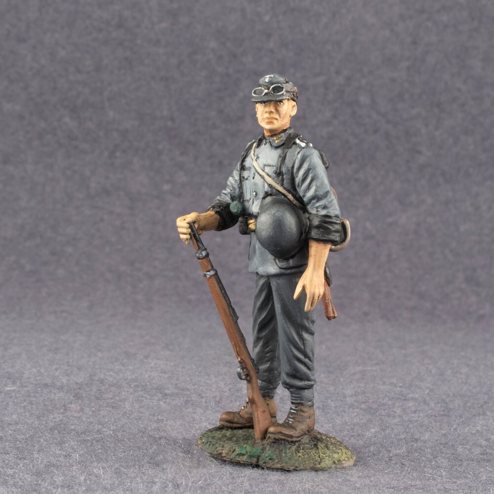 German Toy Soldiers Infantryman WW2 Hand Painted Toy Soldier | Etsy
