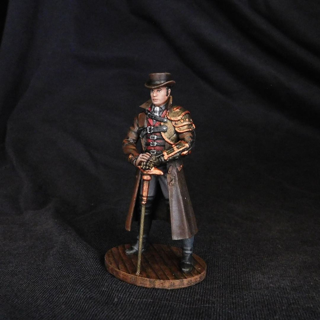 Steampunk Soldier Collection 54mm, Evilman Steampunk Resin Toy Soldier ...
