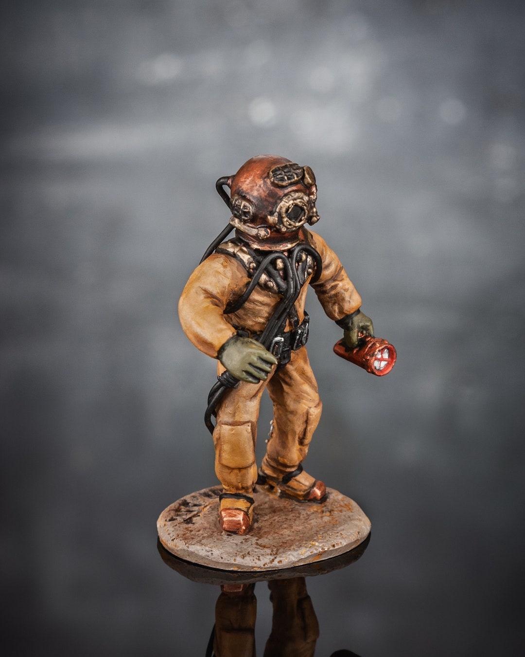 Toy Model Diver, Painted Diver Figurine, Miniature Collectibles, Decor ...