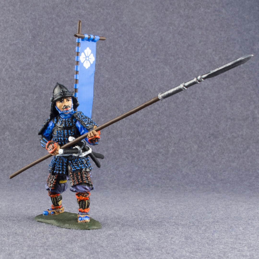 Hand Painted Samurai Toy Soldiers 1/32 Scale Warrior - Etsy