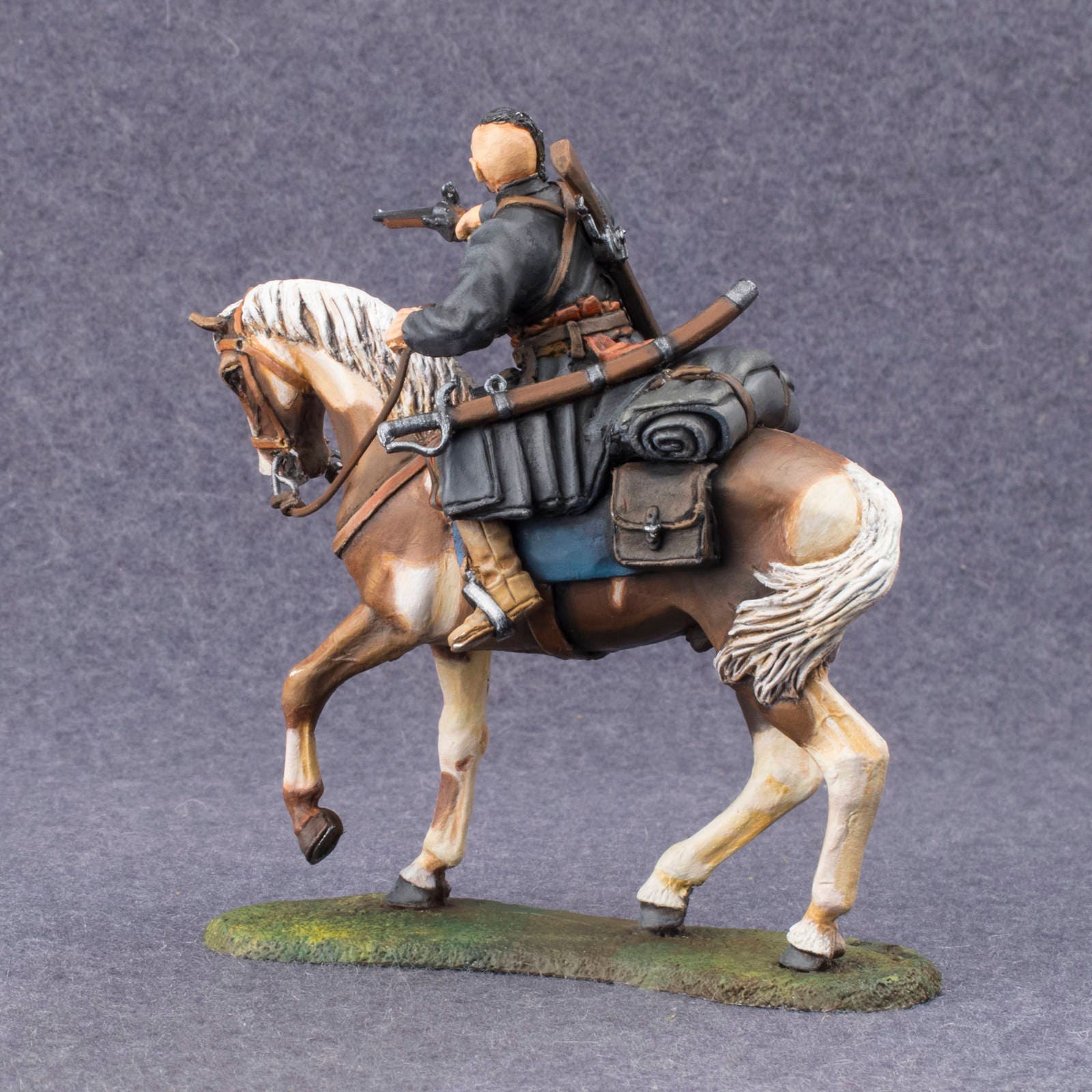 Cossack Soldier with pistol Horse Toy Soldiers Ukrainian 1/32 | Etsy