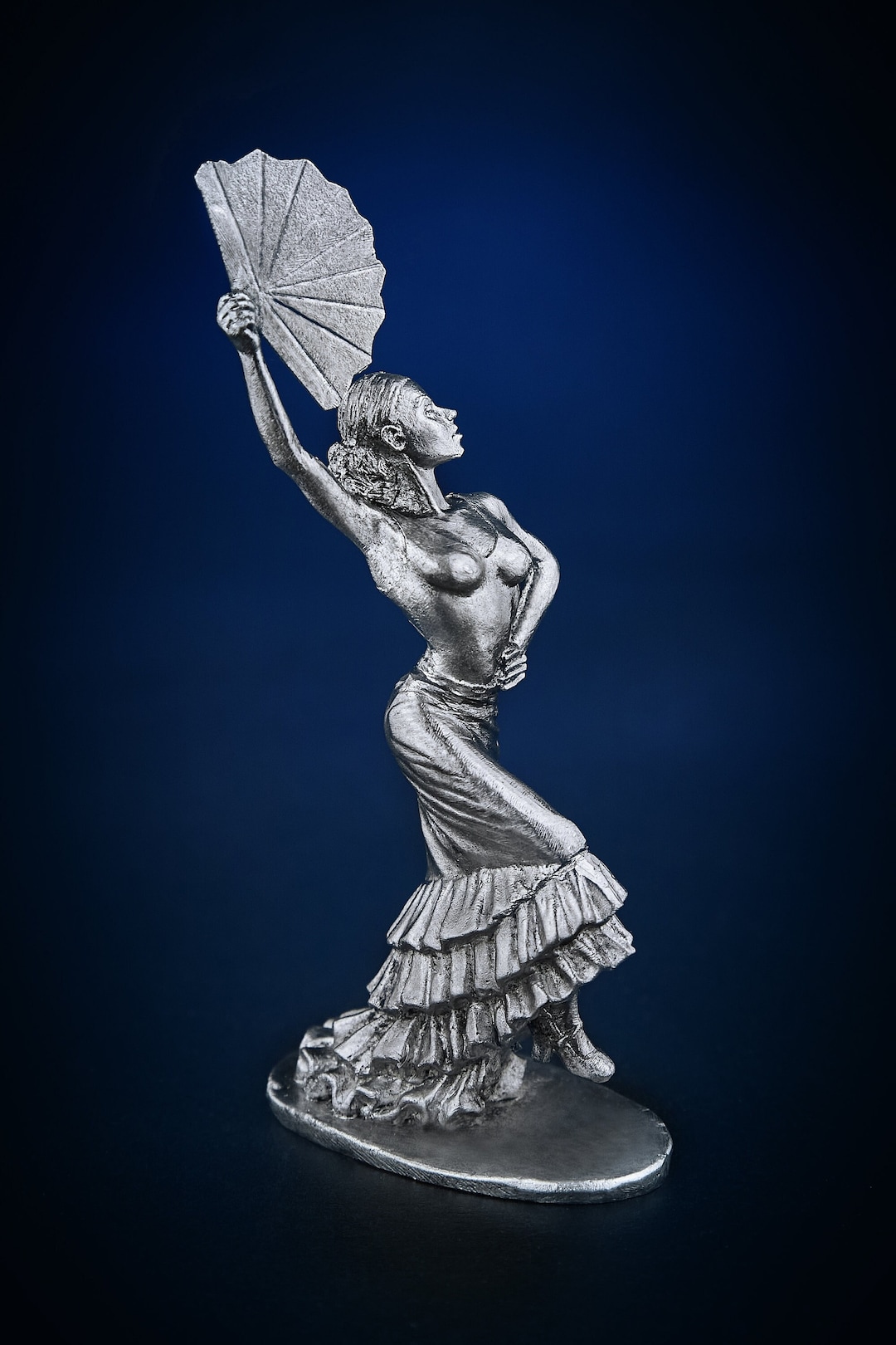 Miniature Girl Flamenco Dancer, Figurine of Tango Dancer, Lady Dancer ...