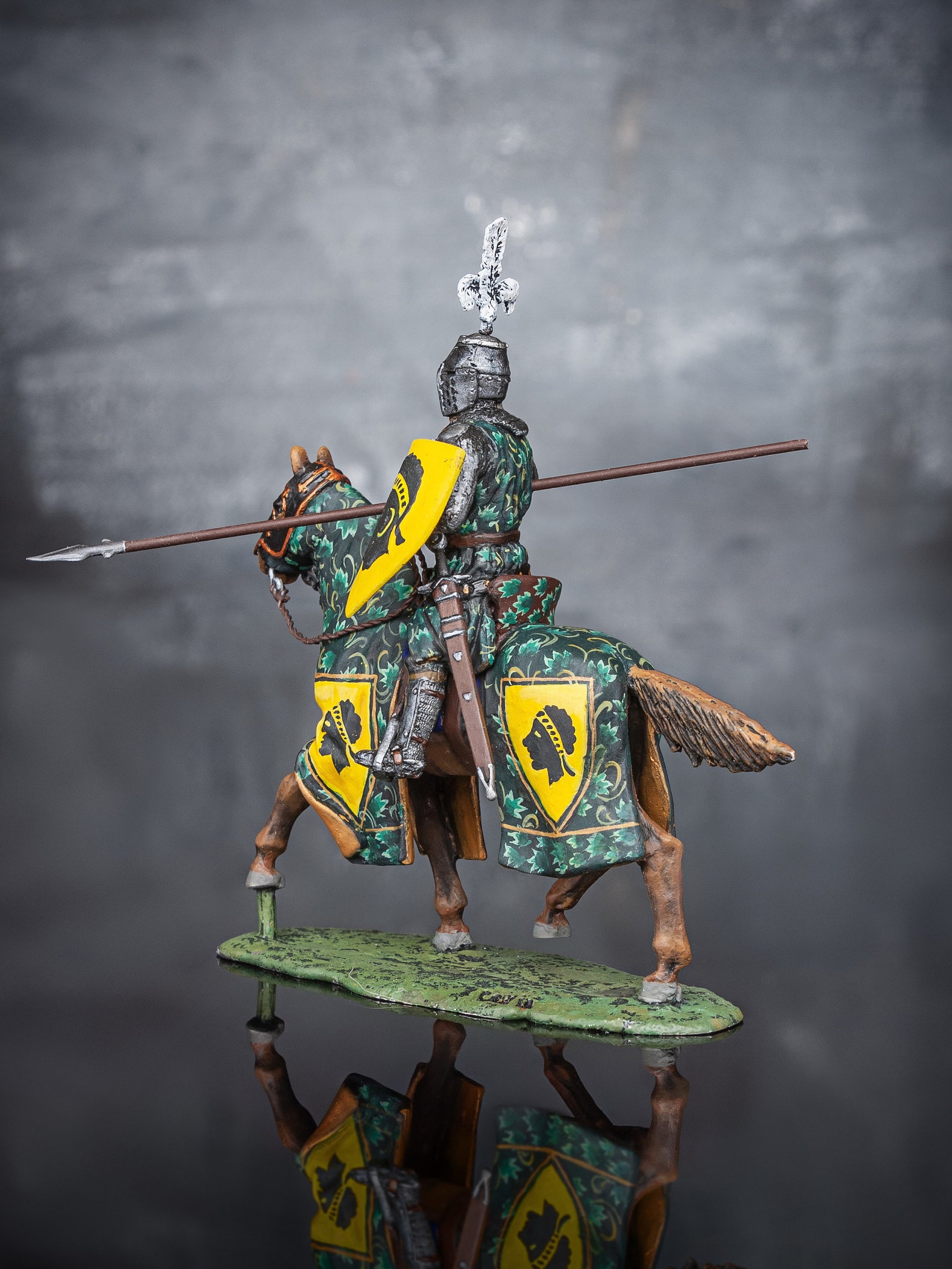 Medieval Toy Soldier 54mm Medieval Miniatures Horseback Knight | Etsy