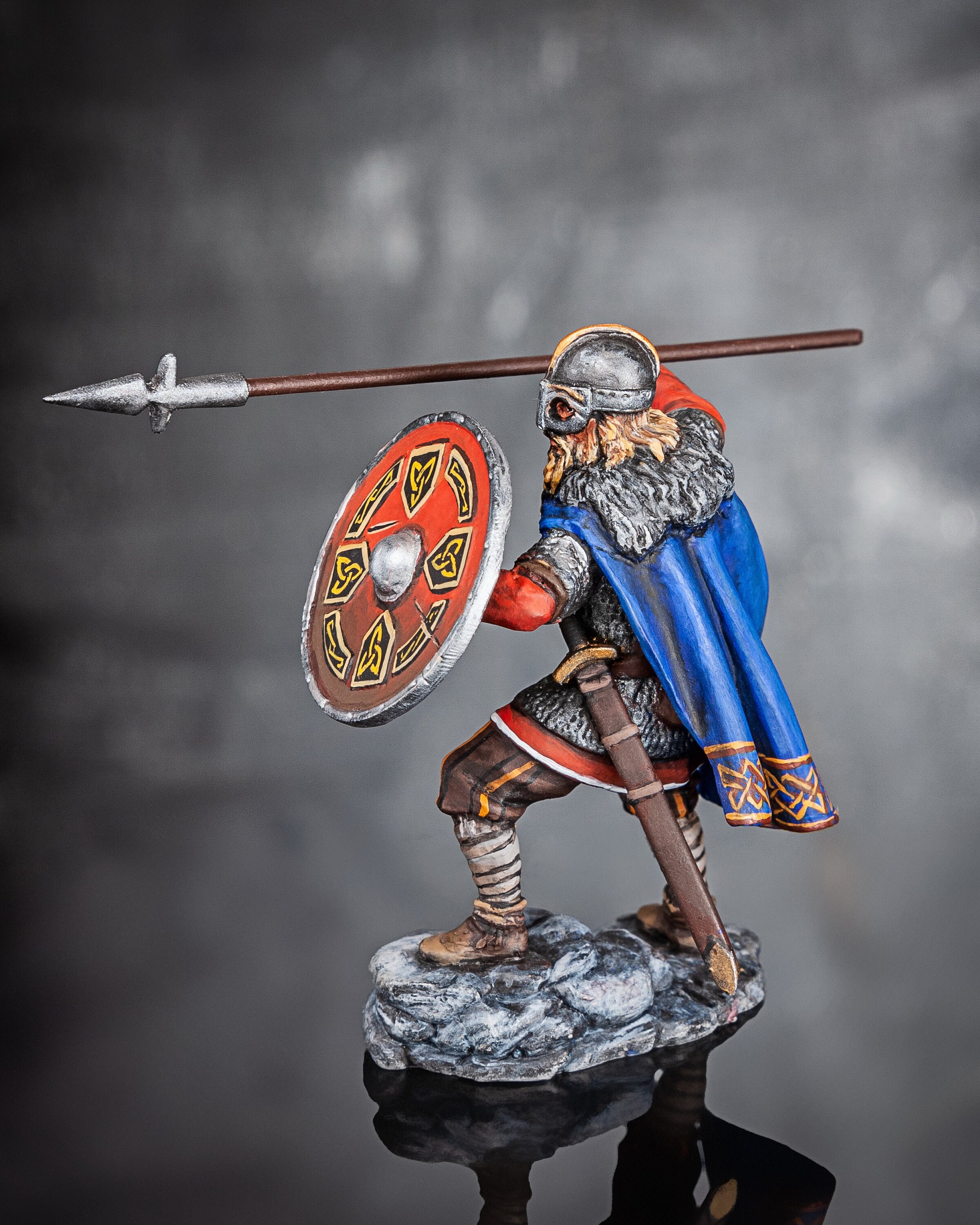 Viking Collection model Soldier VIKING Spear warrior figurine | Etsy