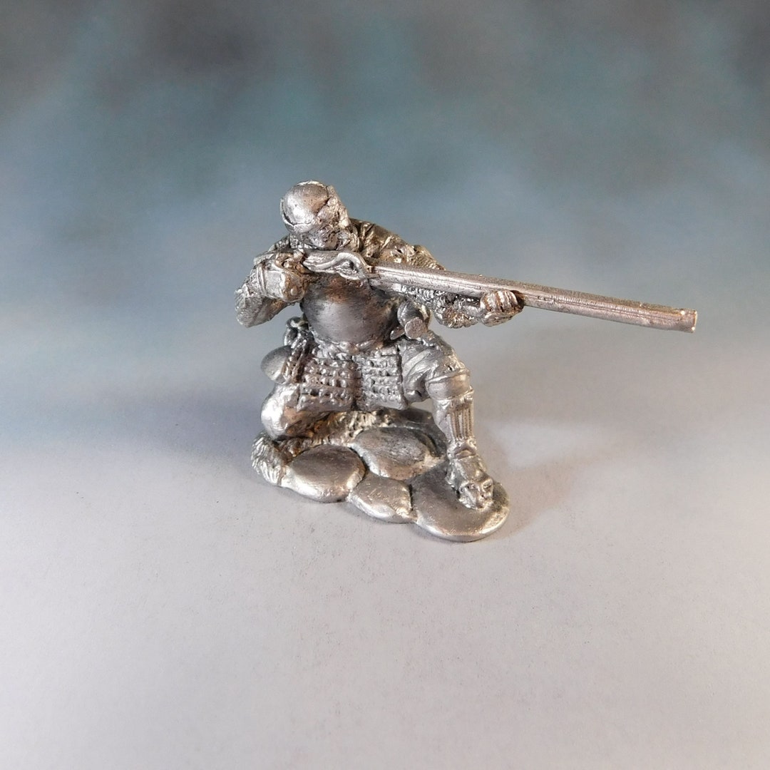 Japanese Ninja Arquebusier Tin Soldier Collectible Ashigaru - Etsy