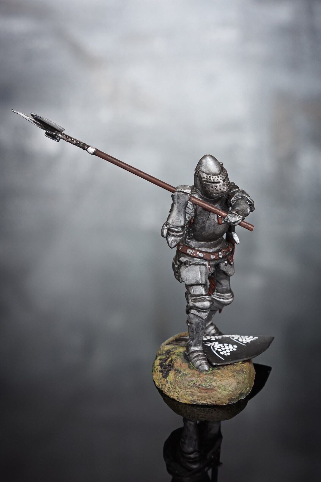 Tin Soldier 54mm, Knight French, Medieval Knight Statue, Painted ...