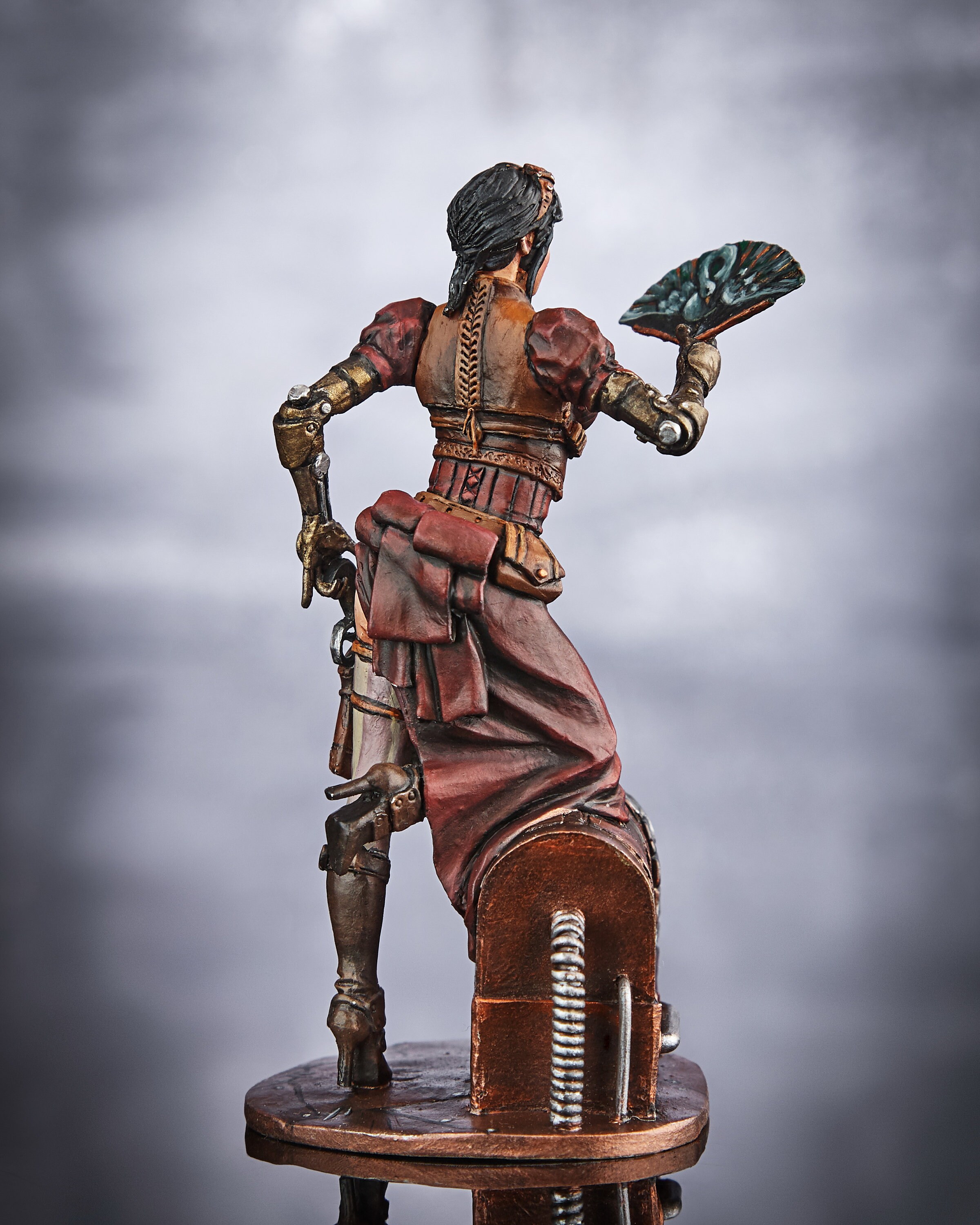 Steampunk Woman Resin Model Scale Kit Unpainted Model Gift for | Etsy