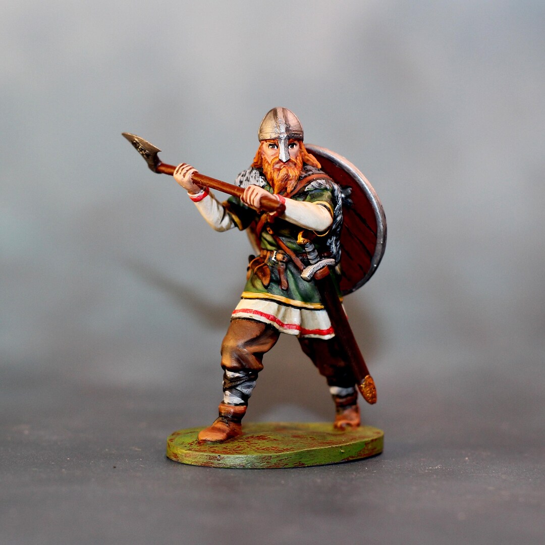 Collection Figure Vikings, Hand Painted 54mm, Viking in Battle ...