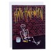 Halloween Card Printable Skeleton Greeting Happy Halloween - Etsy