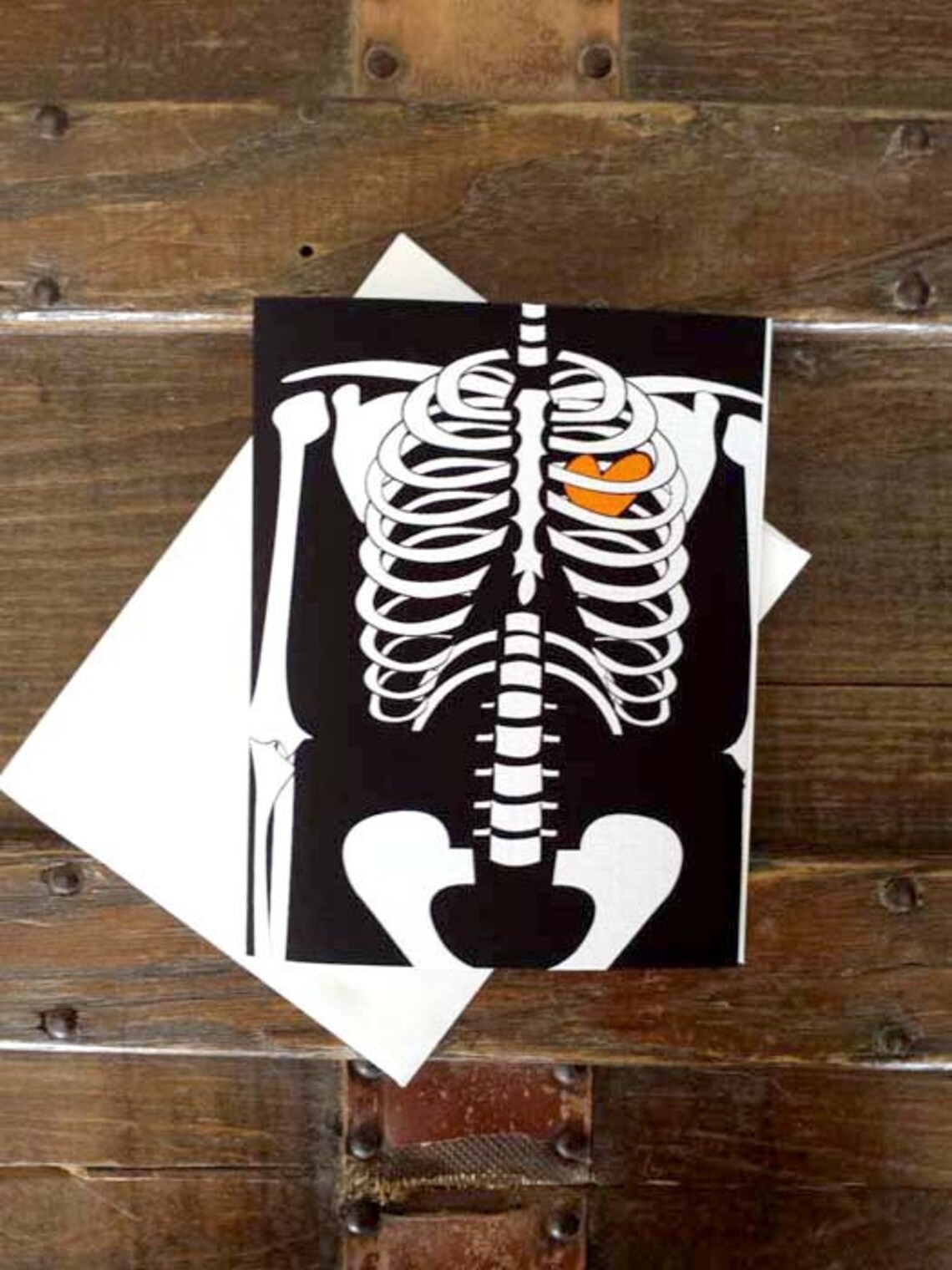 Halloween Card - Printable Skeleton - Instant Download - Etsy