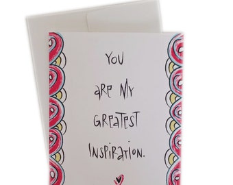 Greeting Card Just Because Printable Last Minute Instant Download DIY ...